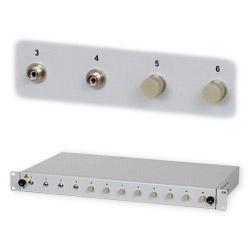 LWL Breakoutbox 19" bestückt mit 12 FC simplex Kupplungen, geeignet für ...